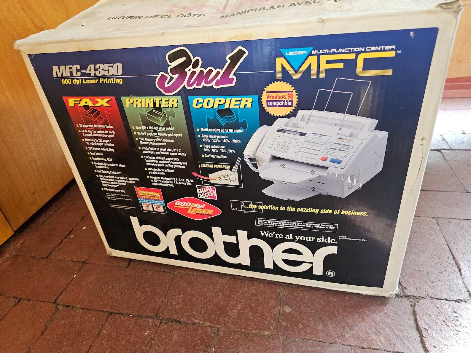 Vintage - NEW IN BOX- Brother Printer/ Fax/ Scanner/ Copier - Etsy