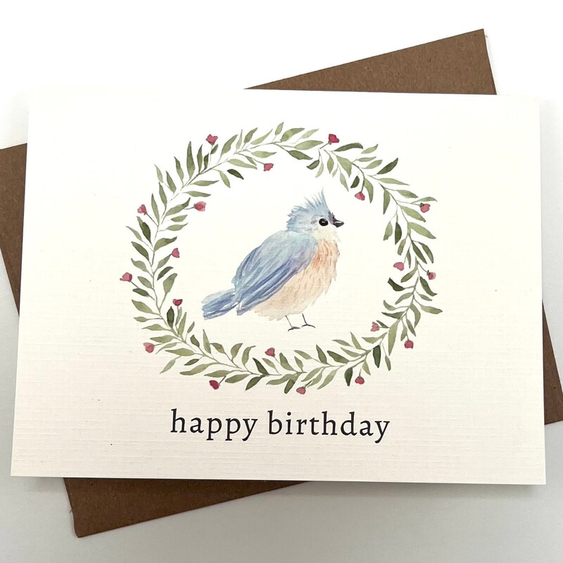 Bird Birthday Card - Etsy