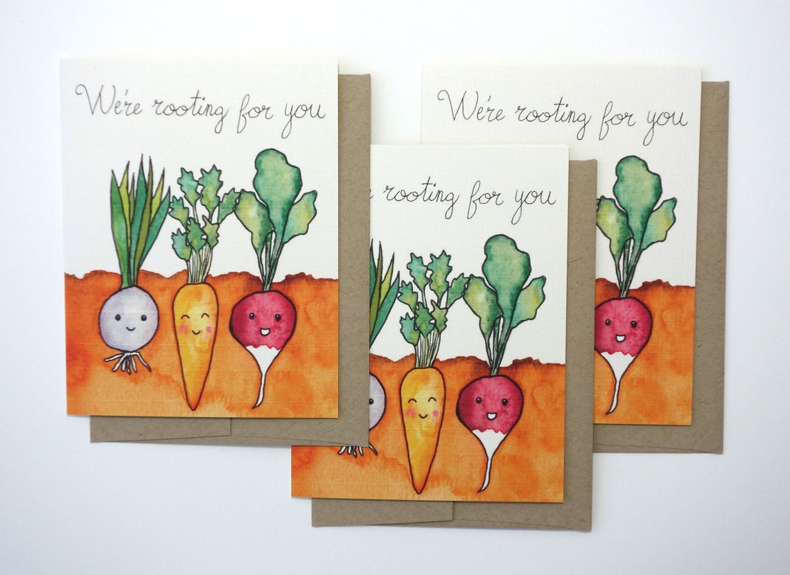 We're Rooting for You Group Get Well Card / Group - Etsy Canada