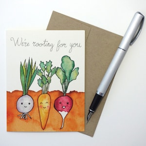 We're Rooting for You Group Get Well Card / Group Encouragement Card ...
