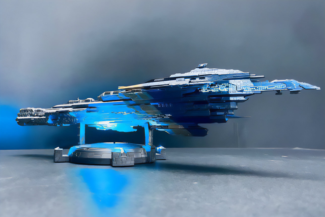 EVE Online Ship Model Caldari Titan Capital Ships Leviathan Capsuleer ...