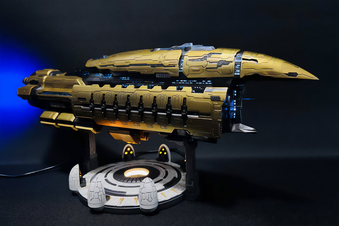 EVE Online Ship Model Amarr Battleships Abaddon Gold SKIN - Etsy