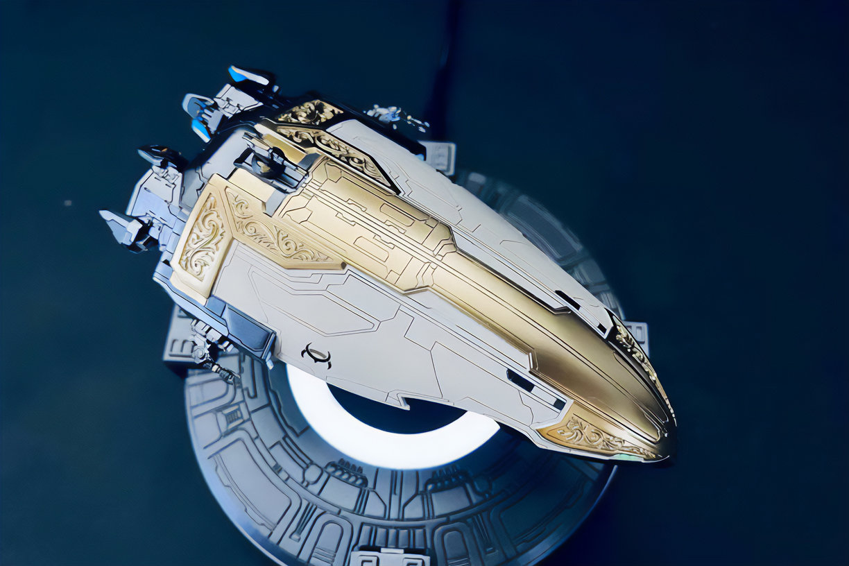 EVE Online Ship Model Amarr Rookie Ships Impairor Original SKIN - Etsy