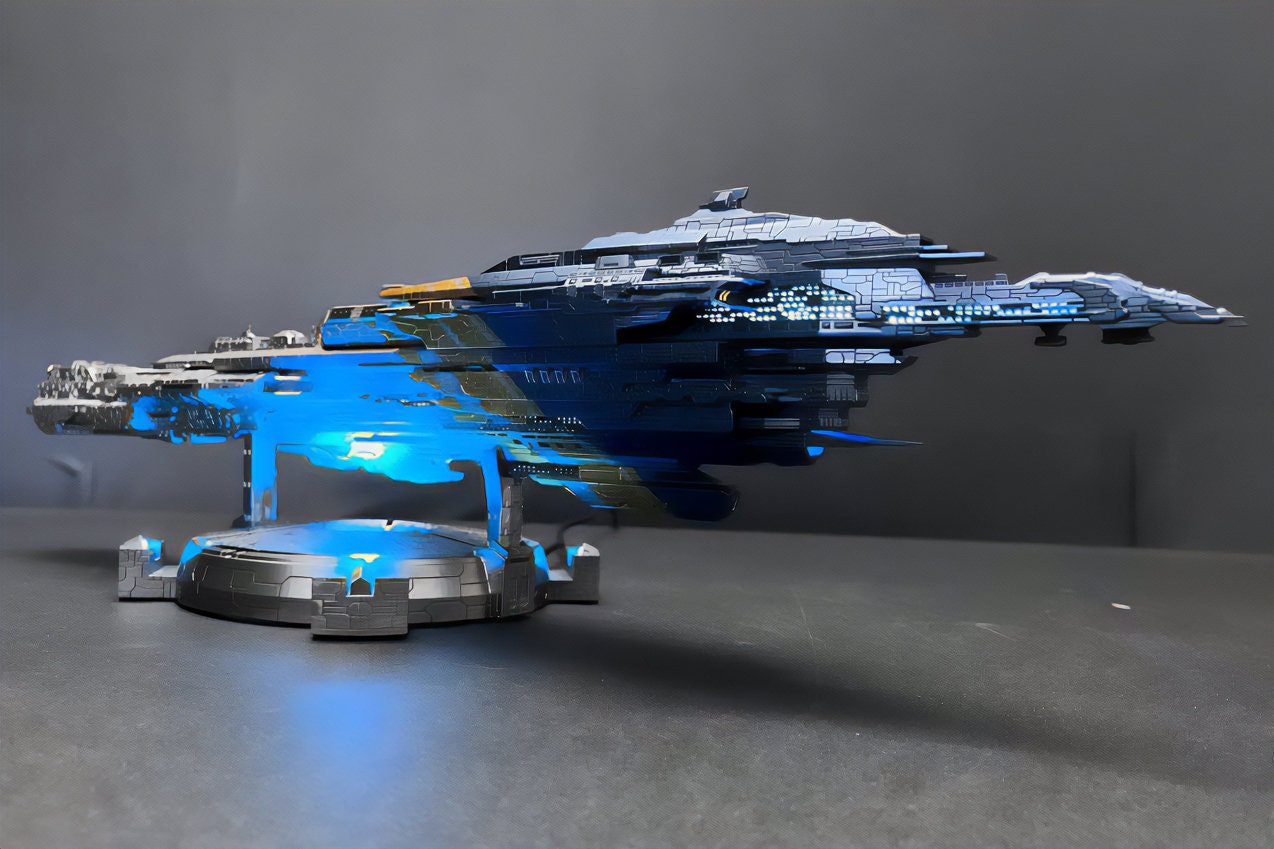 EVE Online Ship Model Caldari Titan Capital Ships Leviathan Capsuleer ...