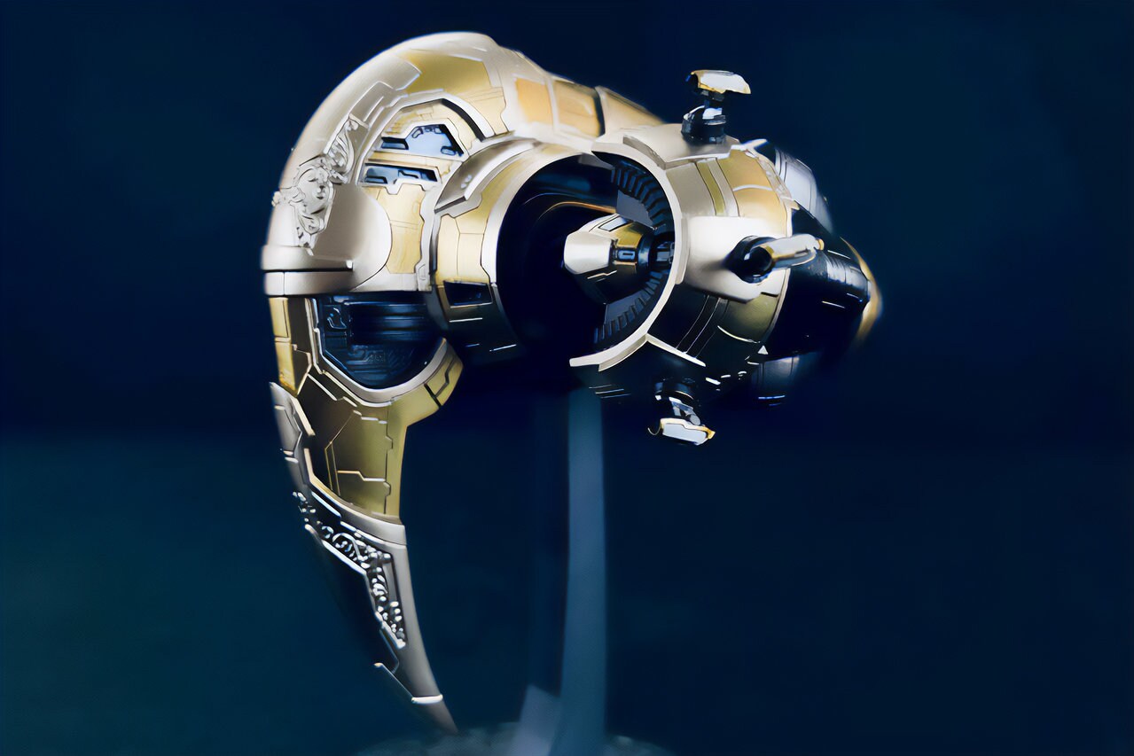 EVE Online Ship Model Amarr Frigates Gold Magnate Original SKIN - Etsy