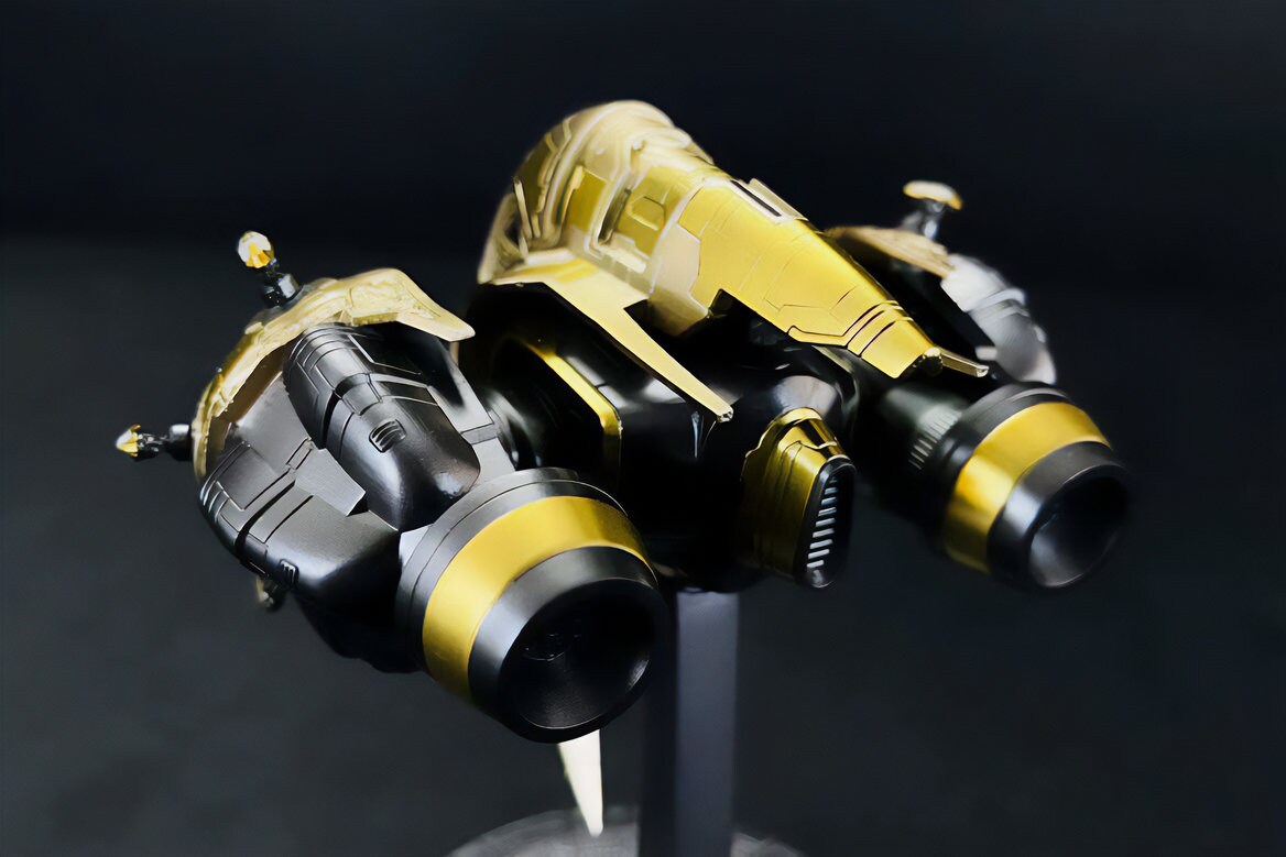 EVE Online Ship Model Amarr Frigates Gold Magnate Original SKIN - Etsy