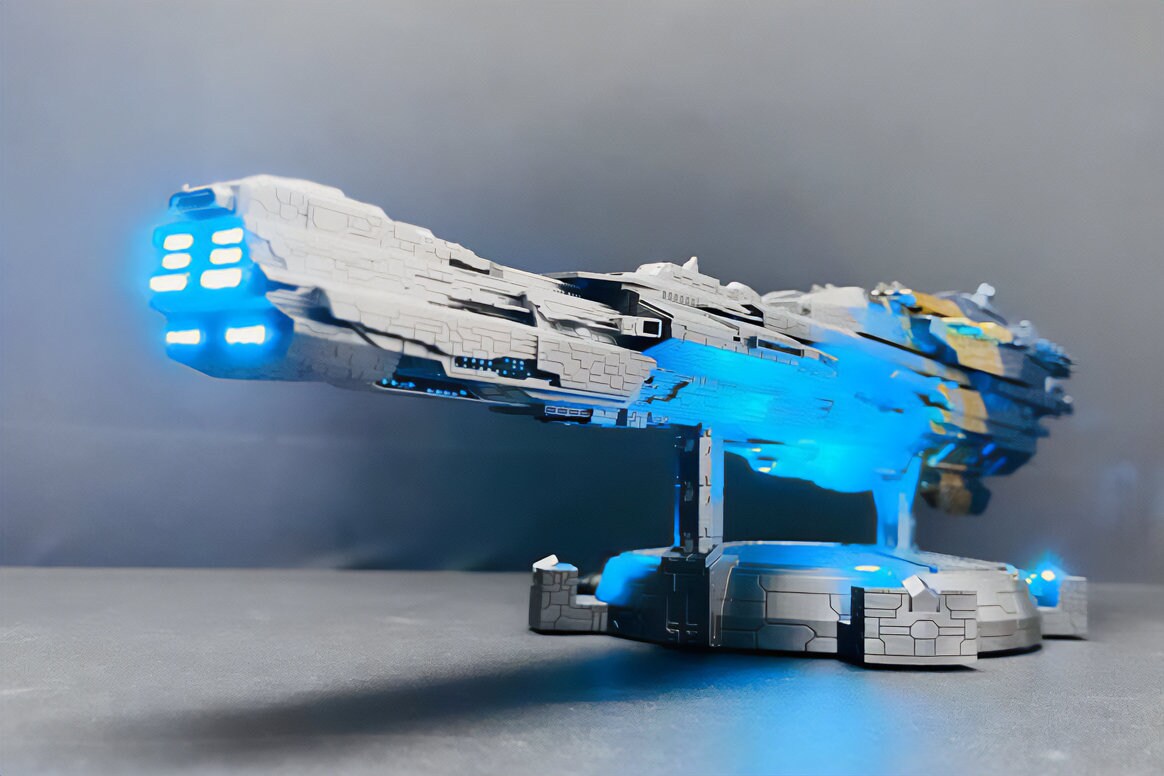 EVE Online Ship Model Caldari Titan Capital Ships Leviathan Capsuleer ...