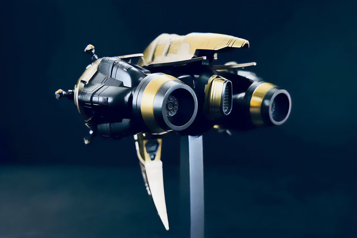 EVE Online Ship Model Amarr Frigates Gold Magnate Original SKIN - Etsy