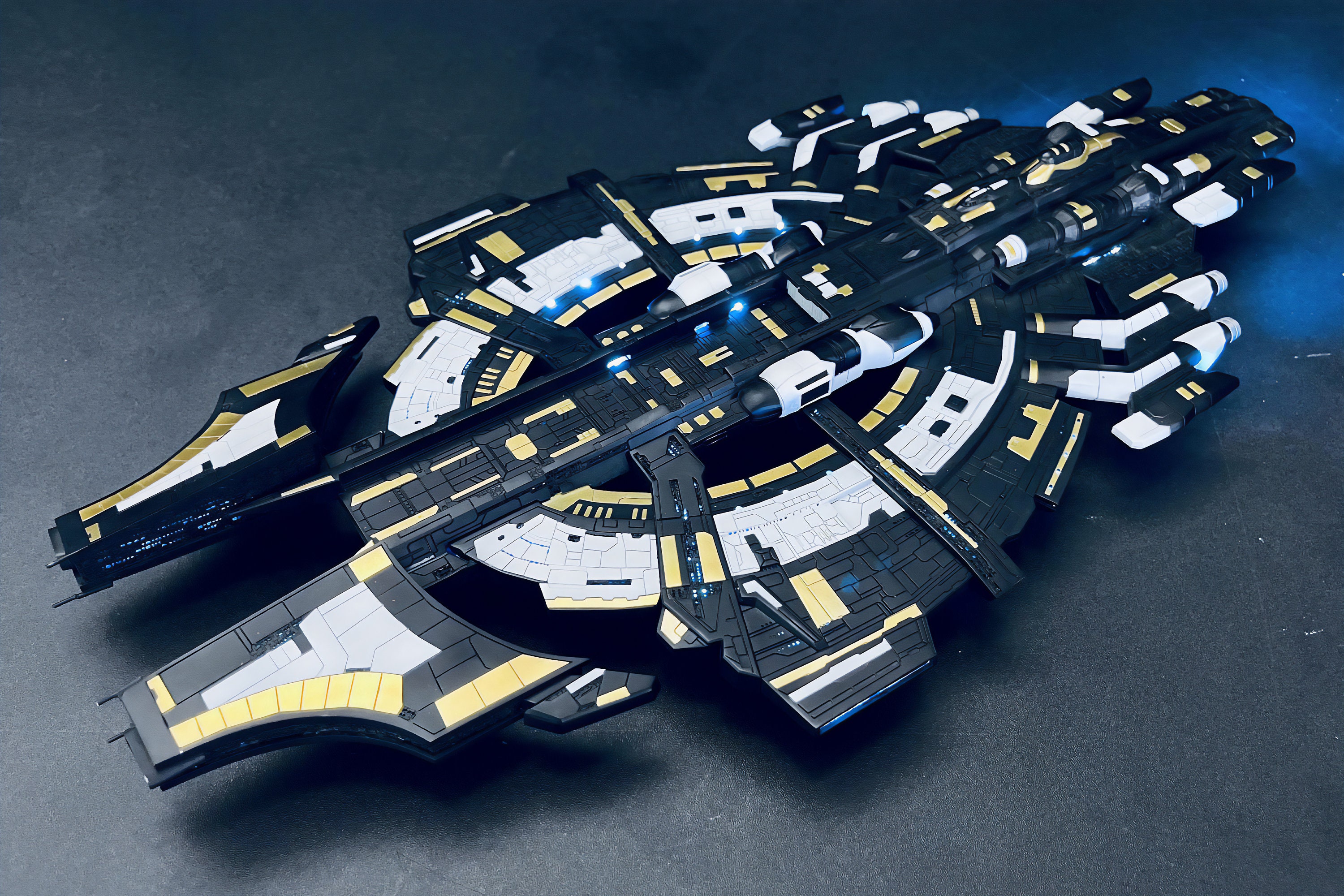 EVE Online Ship Model Gallente Supercarriers Nyx Interbus SKIN - Etsy