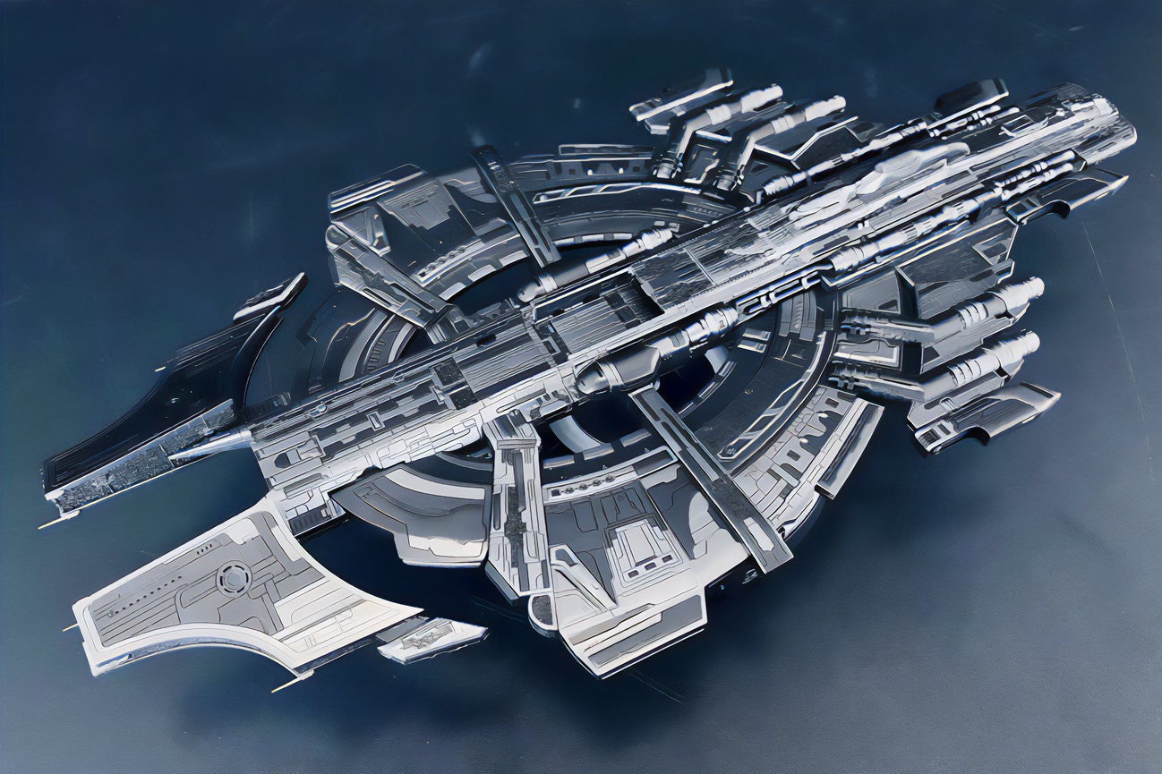EVE Online Ship Model - Gallente Supercarriers - Nyx - Serpentis SKIN ...