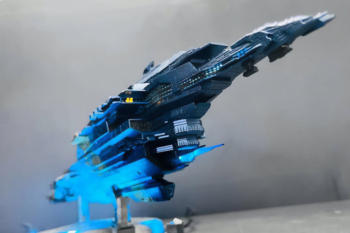 EVE Online Ship Model Caldari Titan Capital Ships Leviathan Capsuleer ...