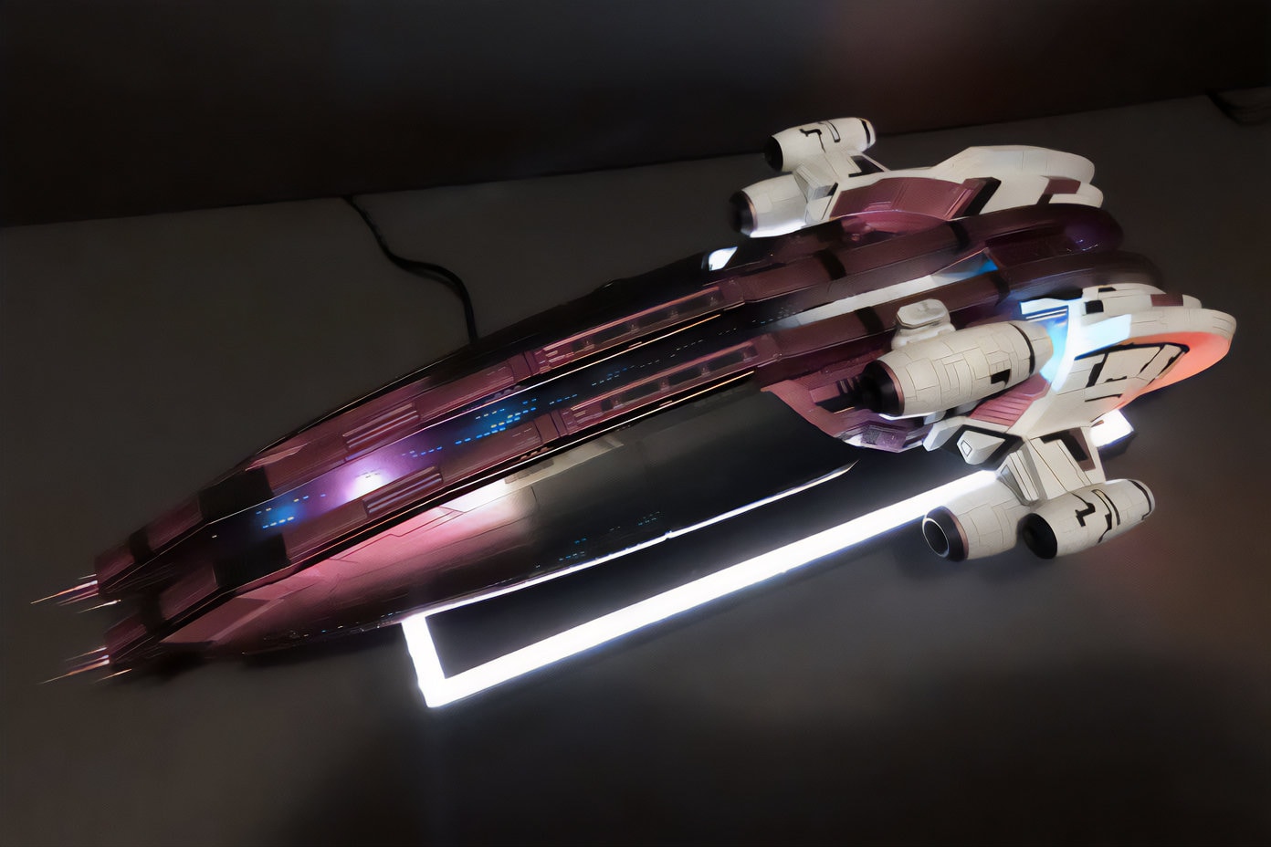 EVE Online Ship Model Angel Battleships Machariel Heartsurge SKIN - Etsy