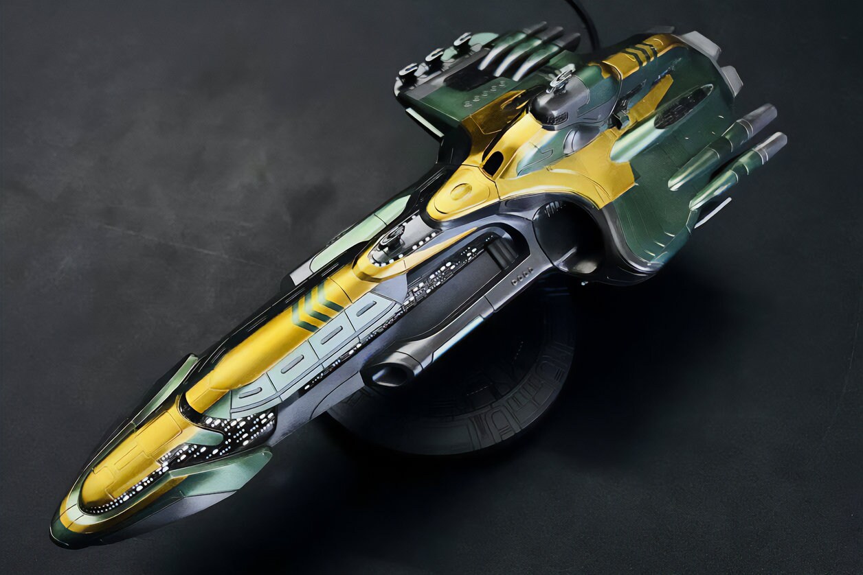 EVE Online Ship Model Gallente Cruisers Thorax Original SKIN - Etsy