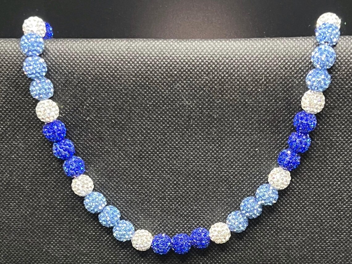 NY Yankees Bling Necklace: MLB Rhinestone Baseball Jewelry - Etsy