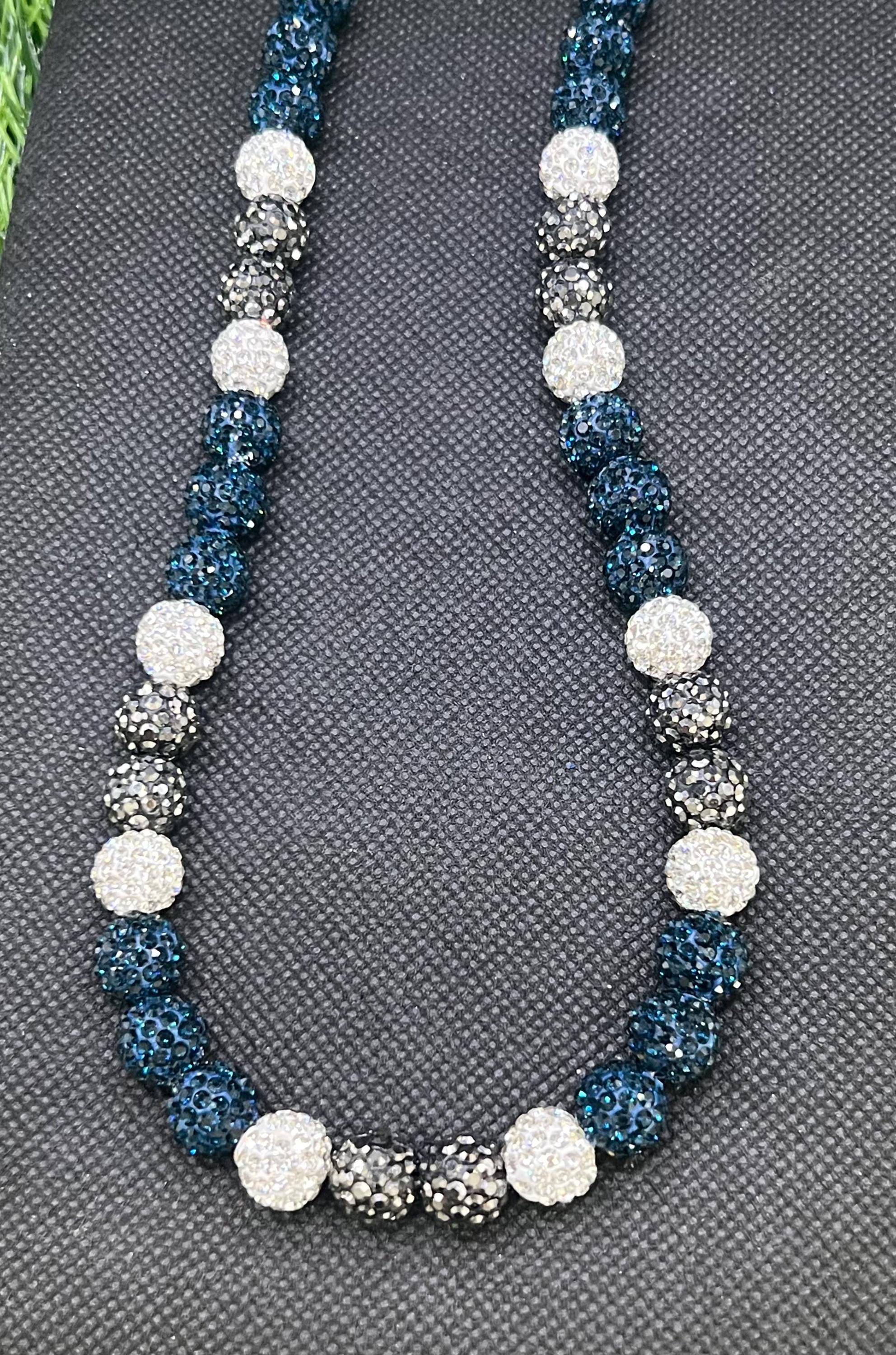 NY Yankees Bling Necklace: MLB Rhinestone Baseball Jewelry - Etsy