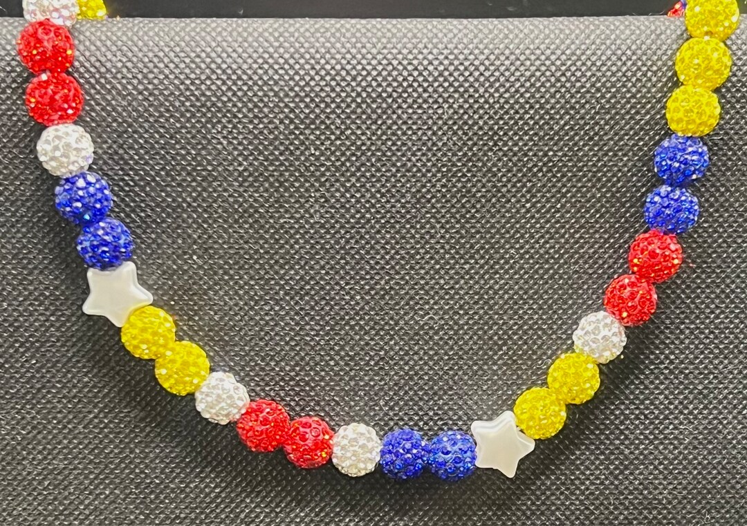 Baseball Rhinestone Necklace Acuna Bling Baseball Necklace Braves - Etsy