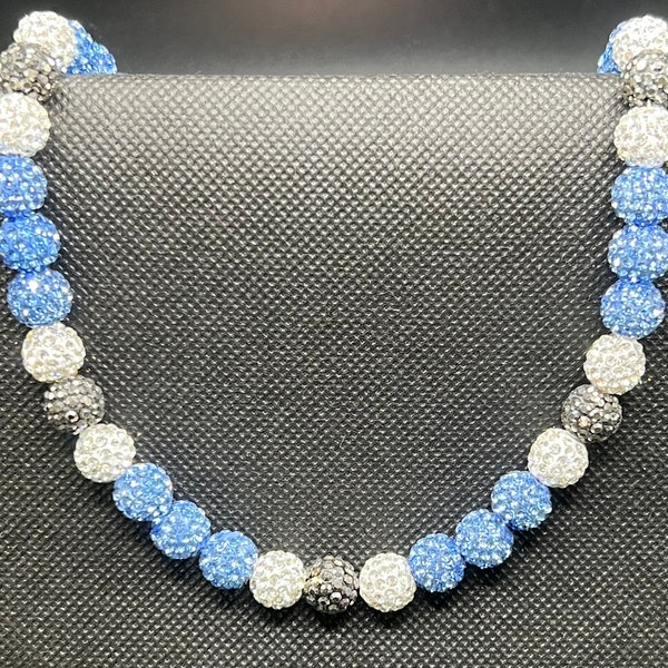 Rhinestone Necklace - Etsy