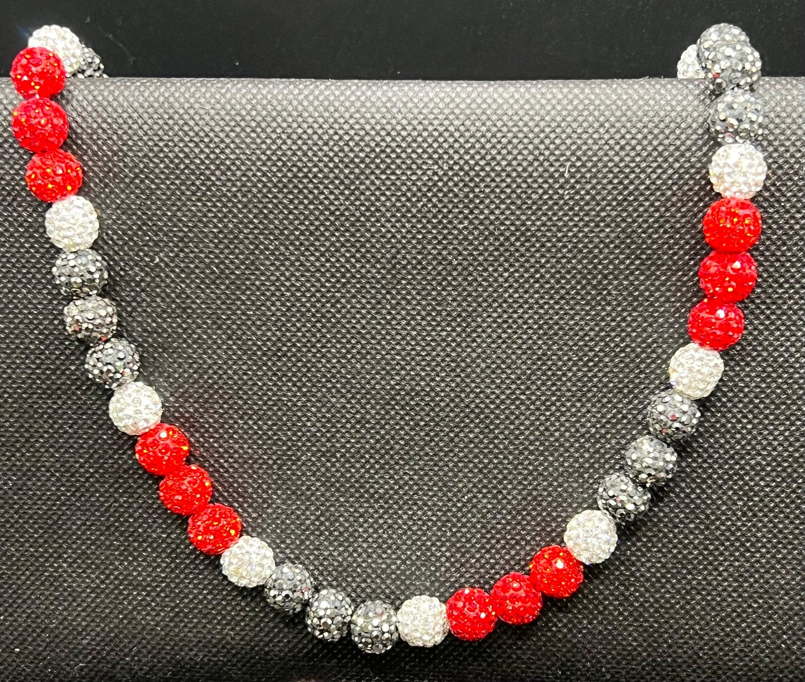 Baseball Rhinestone Necklace: Ohio State, Reds, Phillies Inspired - Etsy