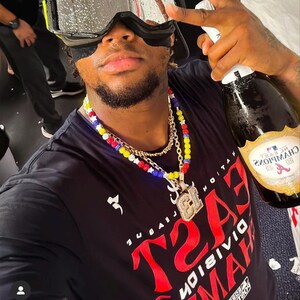 Ronald Acuna Jr Beaded Necklace - Atlanta Braves Bling- Baseball ...
