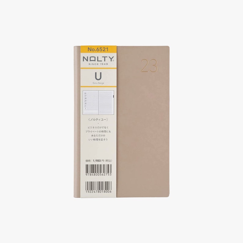 Jmam Nolty Planner 2023 6521 U Ecru Beige backorder - Etsy