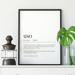 Samoa Uso (brother) Definition Digital Print - Etsy