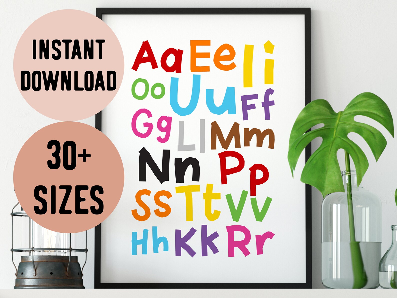 Samoa Language Rainbow Alphabet Numbers and Colours set of | Etsy