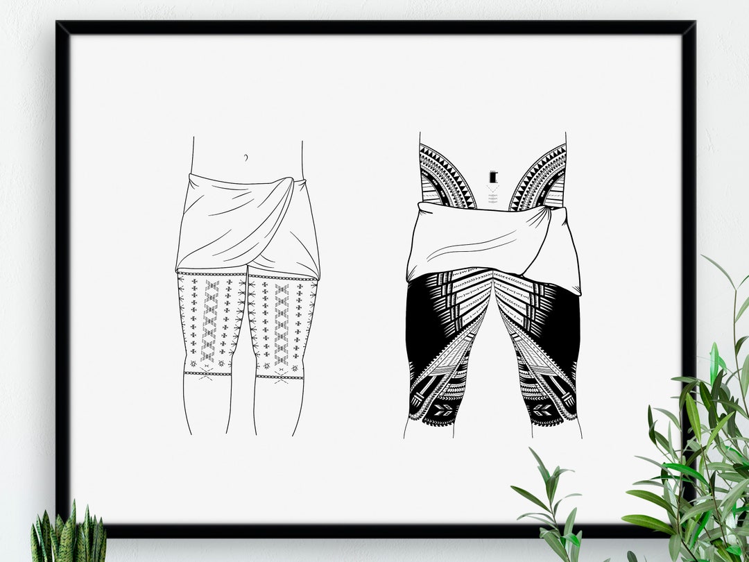 Samoa Malu and Pea Print - Digital, Art Print or Canvas - Etsy