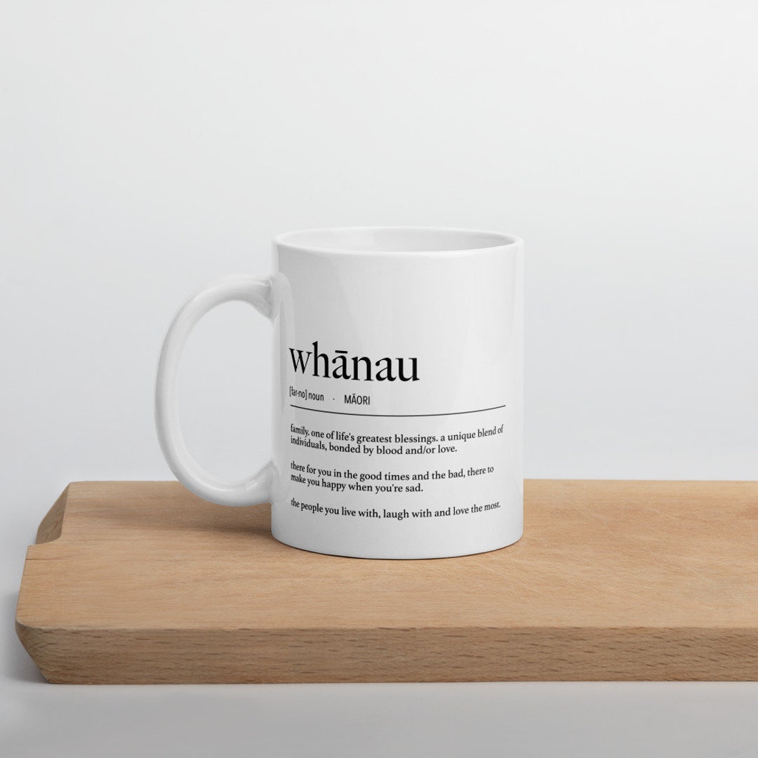 New Zealand Maori Whanau (family) Definition White Coffee Mug - Etsy