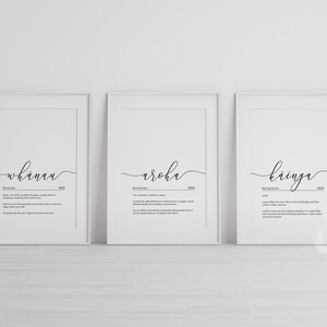 Digital New Zealand Maori Whanau (family), Aroha (love), Kainga (home ...