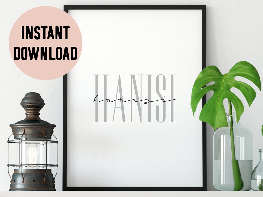 Rotuman Hanisi amour Script impression numérique - Etsy France