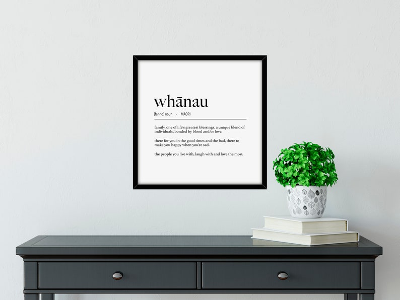 New Zealand Maori Whanau family Definition Physical Print - Etsy