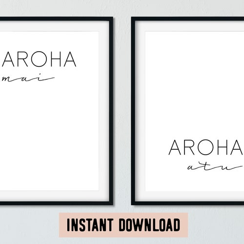 New Zealand Aroha Mai Aroha Atu love Received Love Returned - Etsy