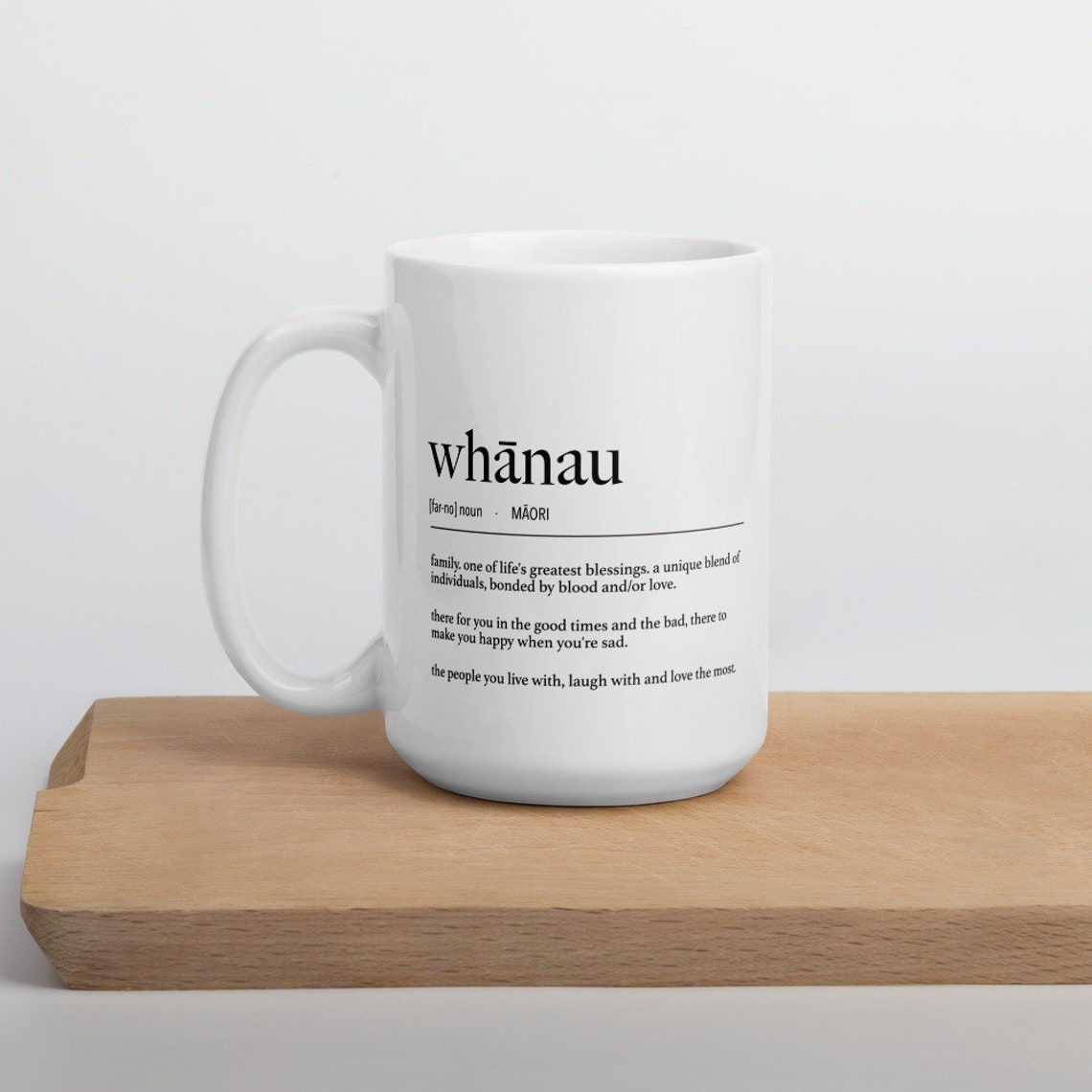 New Zealand Maori Whanau Family Definition White Coffee Mug | Etsy