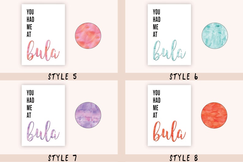Fiji You Had Me at Bula (hello) Digital Print - Etsy UK