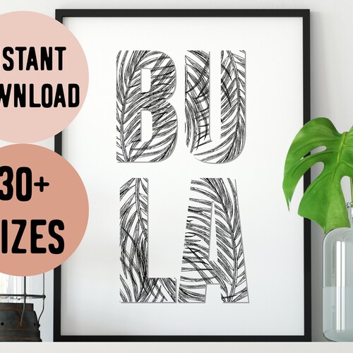 Fiji Illustrated Numbers 1-10 Digital Print - Etsy Australia
