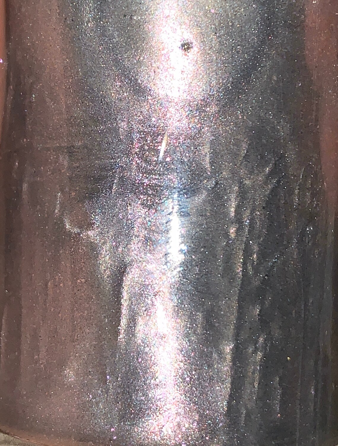 Xenomorph - Shimmery Grey Nail Polish With Subtle Pink Shimmer - Etsy
