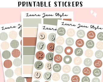 Printable Bullet Journal - Etsy