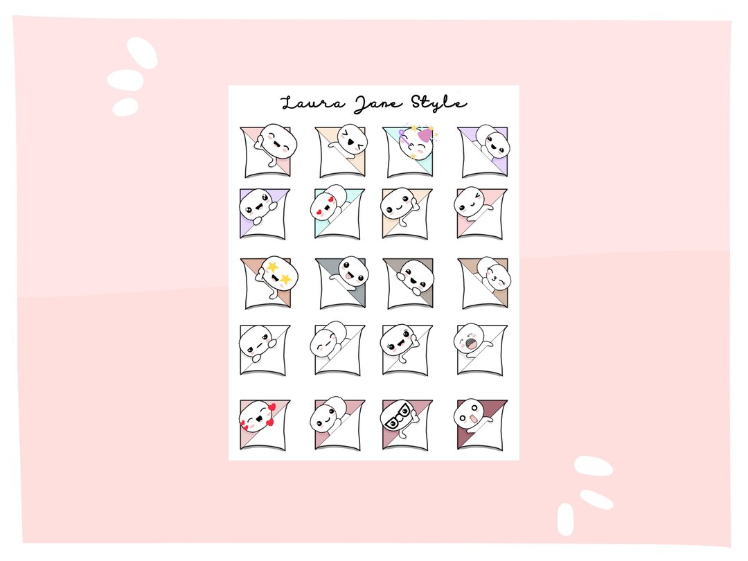 Corner Stickers Poppet Stickers Planner Stickers Journal - Etsy