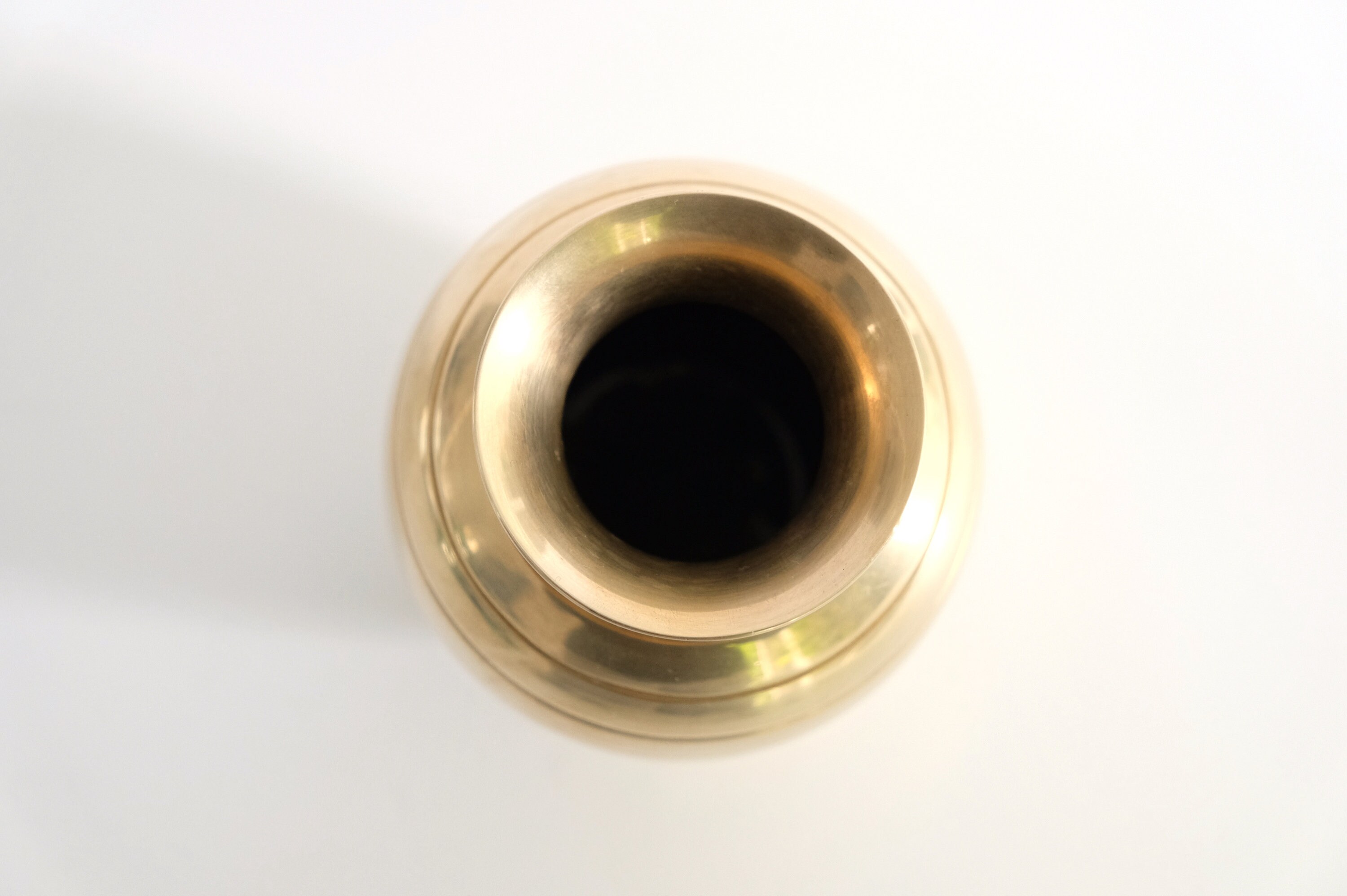 Vintage Mid Century Modern Design Messing Vase massiv | Etsy