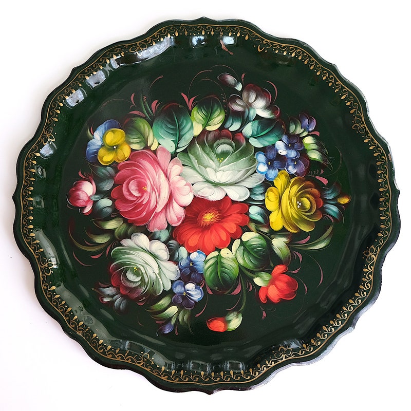 Russian Metal Tray - Etsy