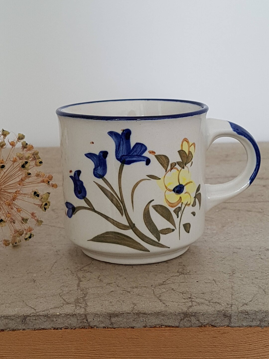 Vintage Danish Ceramic Coffee Mug Tea Cup Sweet Hand-painted With ...