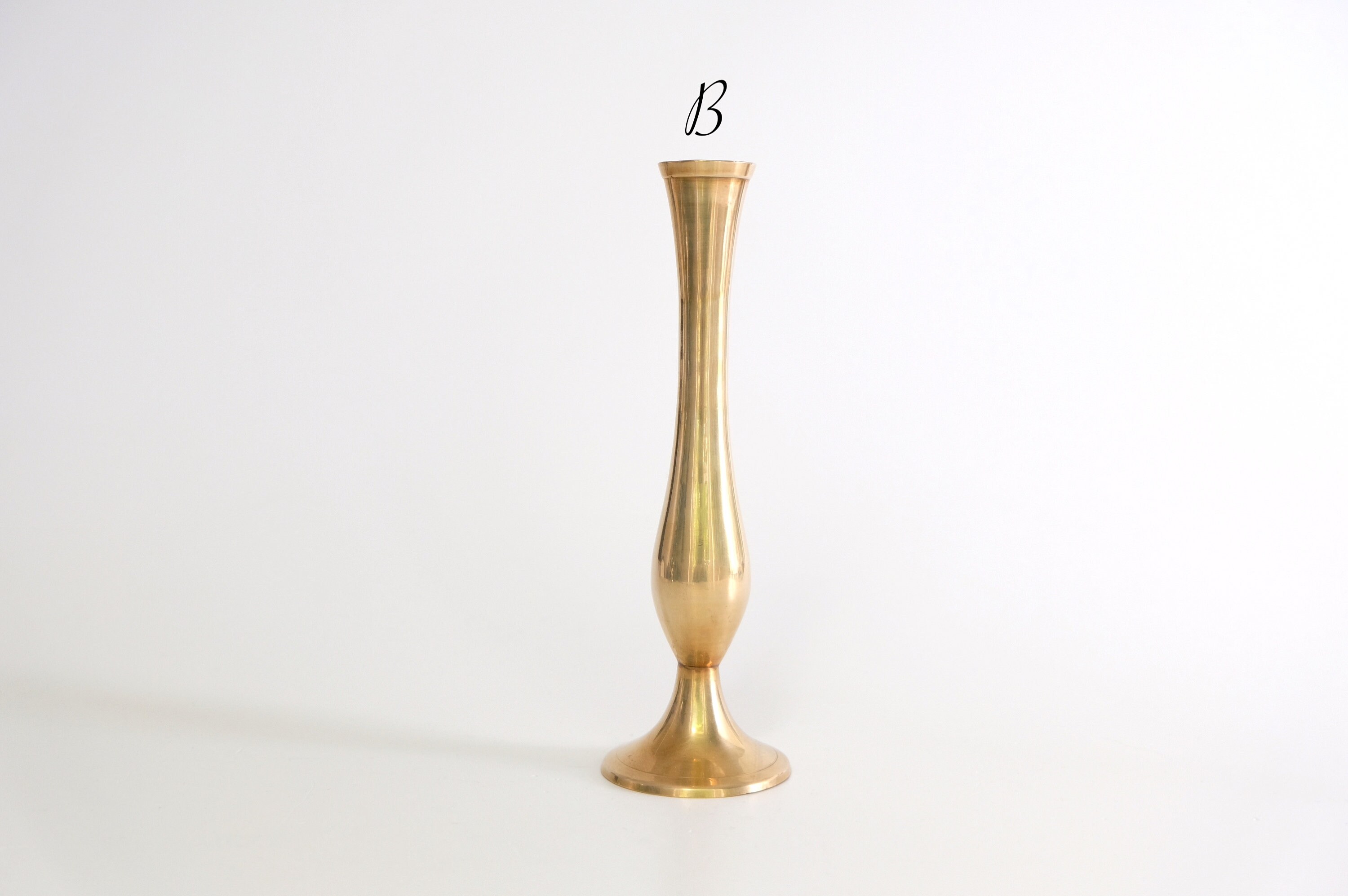 Vintage Mid Century Modern Design Messing Vase massiv | Etsy