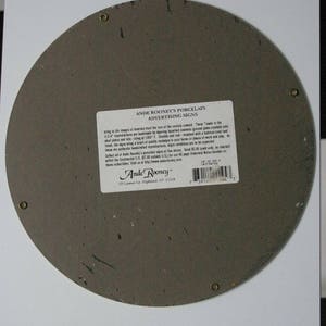 Vintage Ande Rooney Porcelain Enamel Sign lay or Bust Industrial Loft ...