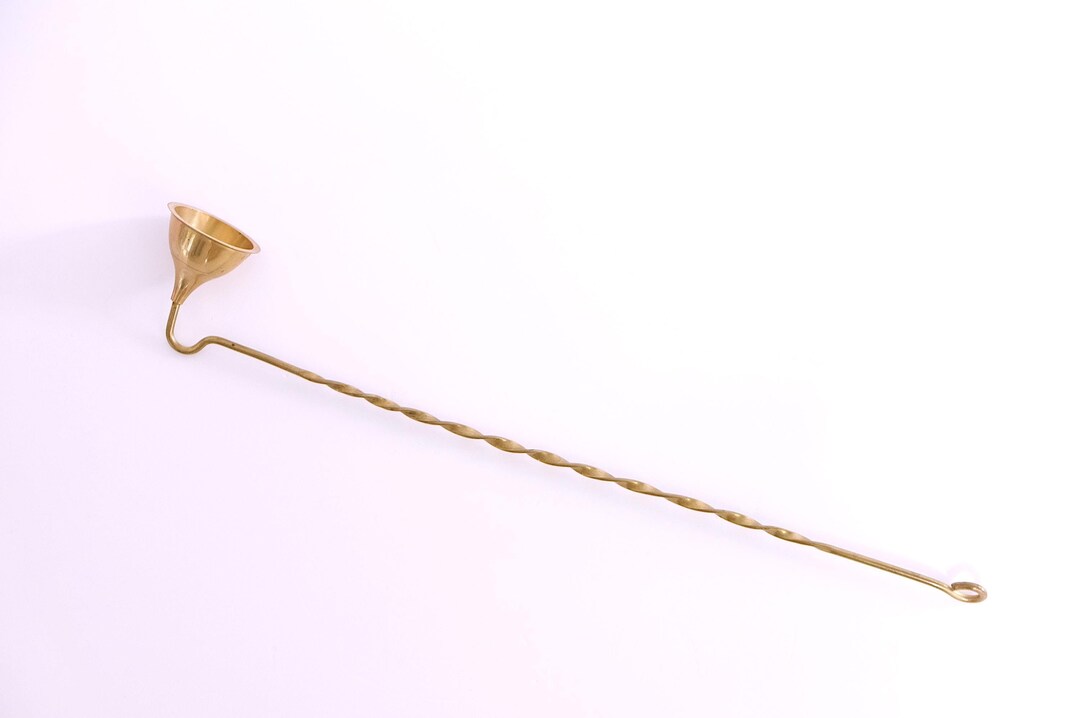 Vintage Mid Century Modern Design Brass Candle Snuffer Filigree, Very ...