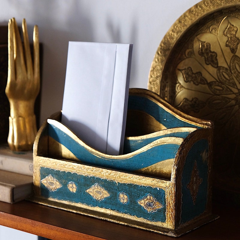 Gold Letter Holder - Etsy