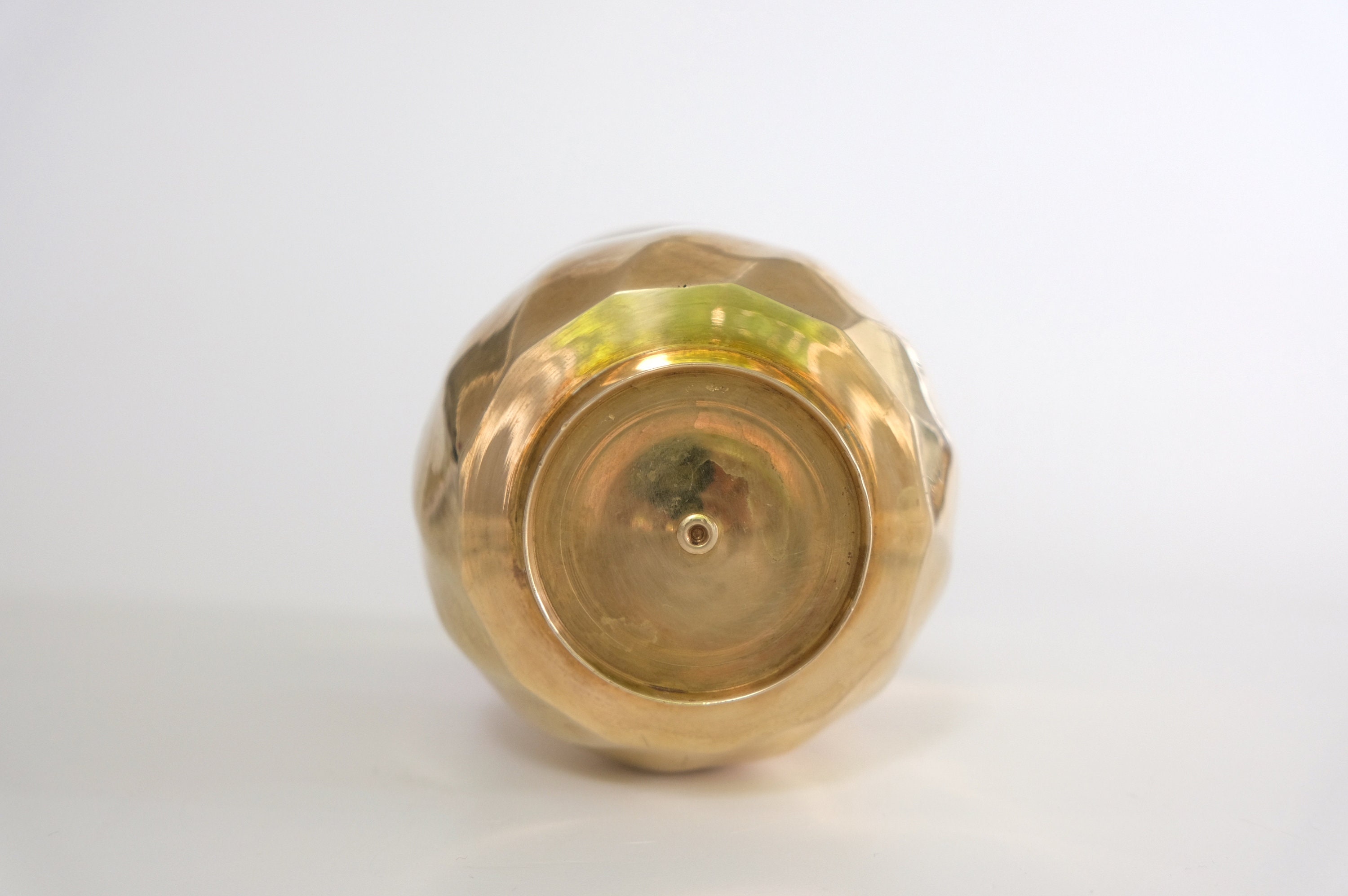 Vintage Mid Century Modern Design Messing Vase massiv | Etsy