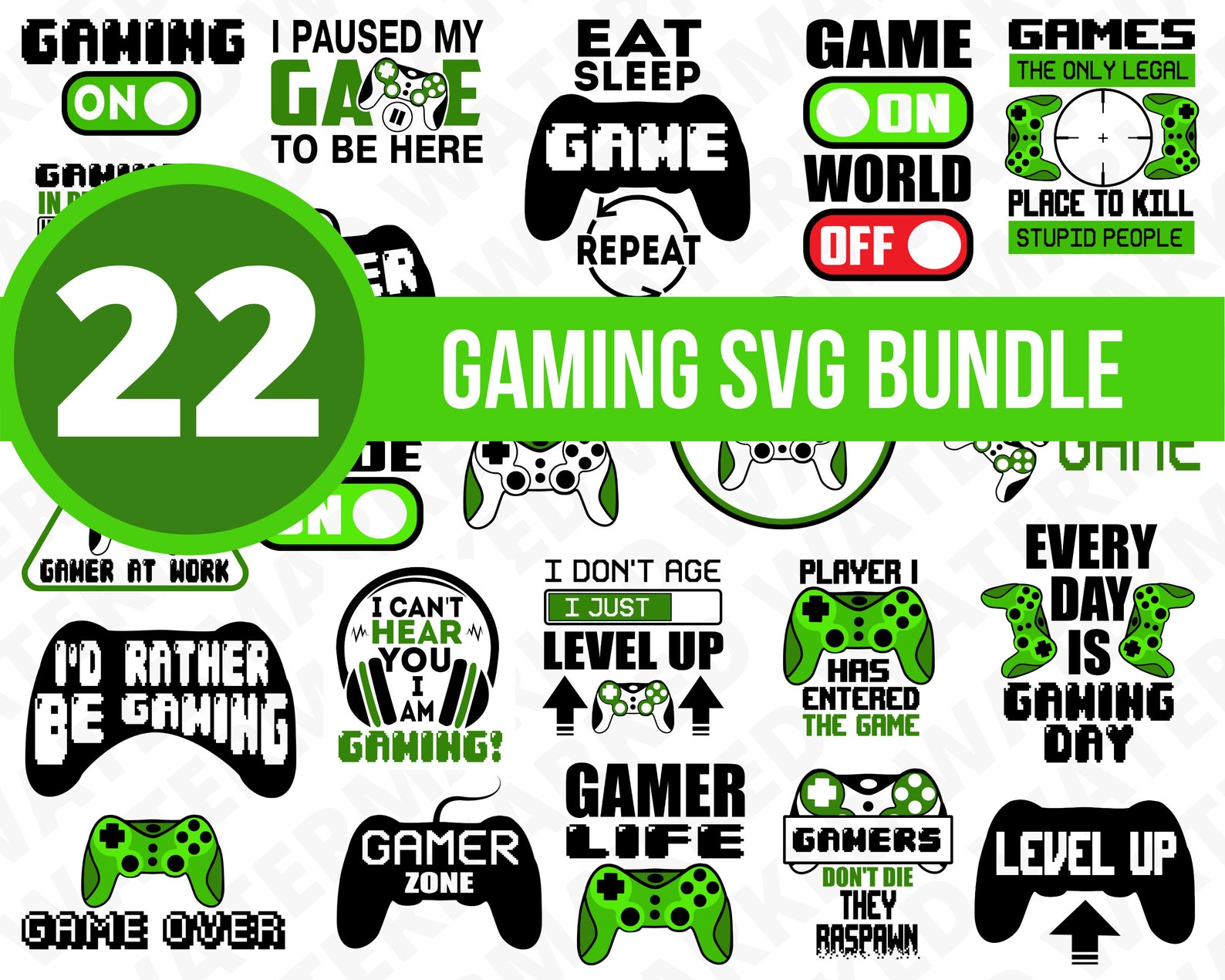 GAMING SVG BUNDLE Video Games Svg Gamer Instant Download - Etsy