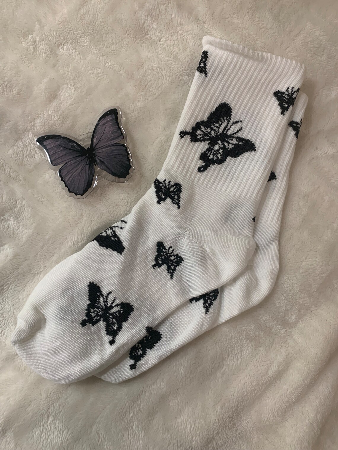 Butterfly Popsocket and Socks - Etsy
