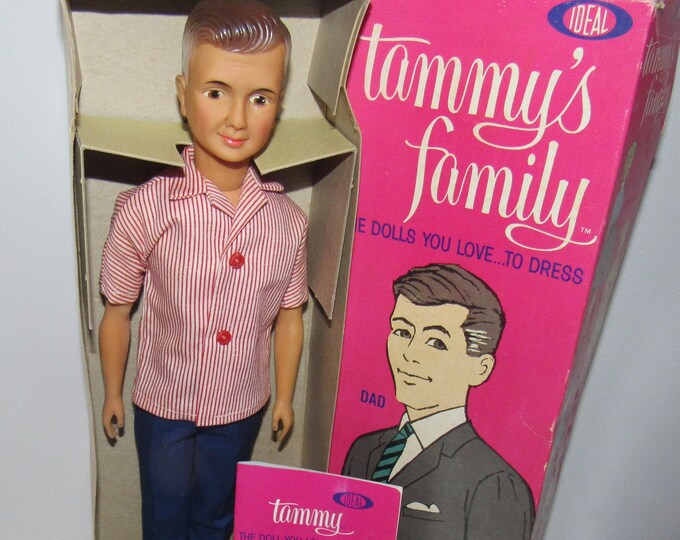 Vintage Ideal 1963 Ideal Tammy's Dad Doll in Original Box - Etsy