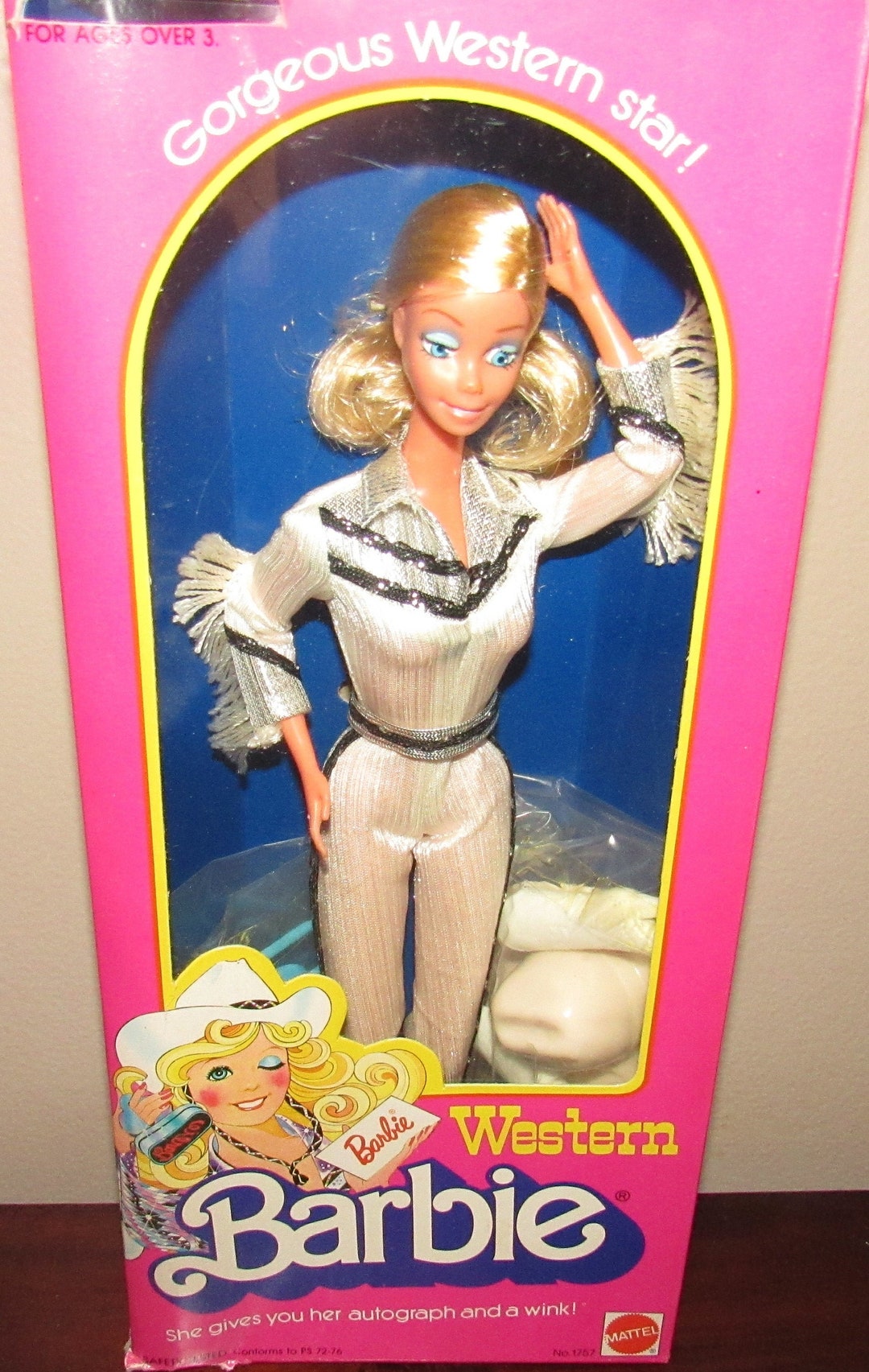 Vintage MIB & NRFB Beautiful "western Star Barbie #1757 Circa 1980 - Etsy